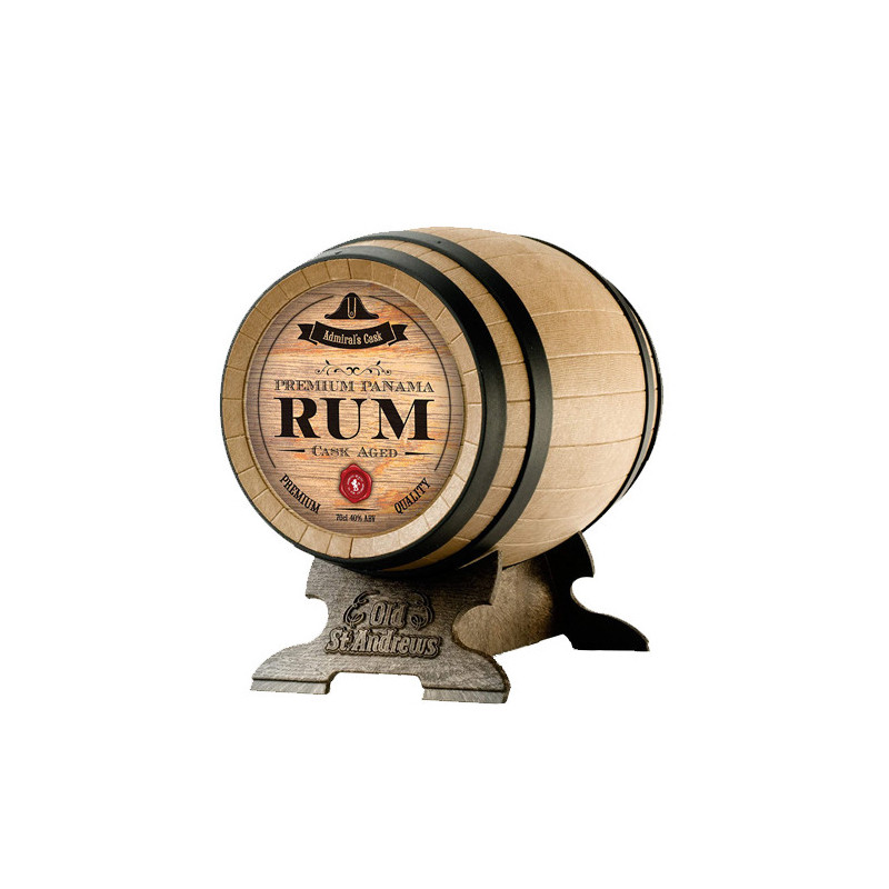 Luxusní dárkový koš s panamským rumem Admirals Cask